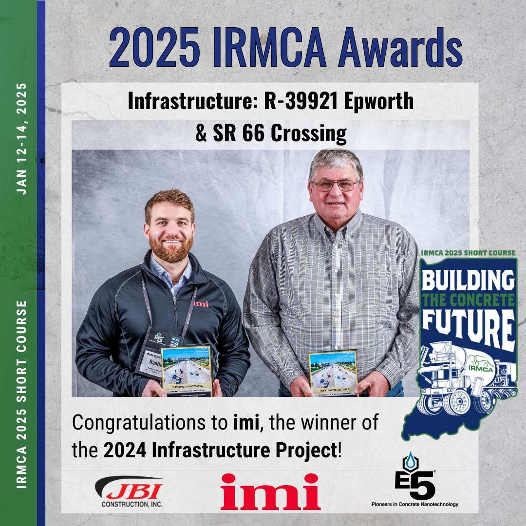 Infrastructure Award 2024 | Indiana Ready Mixed Concrete Association